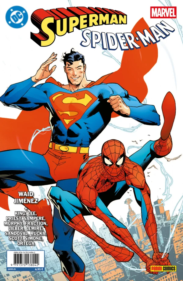 Superman / Spiderman 1 Cubierta de Jorge Jiménez | Bazinga Comics