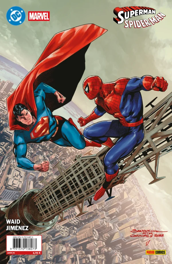Superman / Spiderman 1 Cubierta de Rafa Sandoval | Bazinga Comics